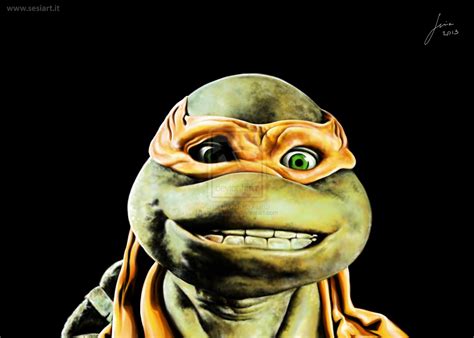 Michelangelo Ninja Turtle Eye Color