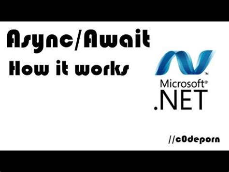 Async Await In C How It Works And How To Use It YouTube