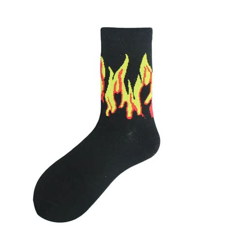 Flame Fire Crew Socks — Little Sock Store