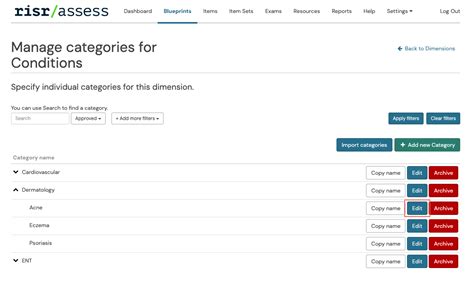 Updating Blueprint Dimensionsmaps Risrassess