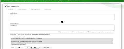 Caesar Cipher Encryption In Cryptool Download Scientific Diagram