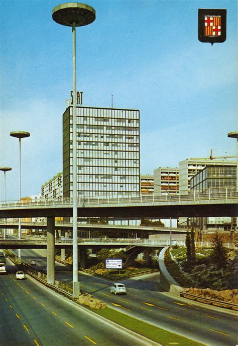 Postales Inventadas 397 Barcelona Plaza Ildefonso Cerda