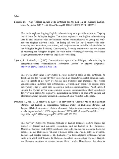 Annotated Bibliography Pdf Applied Linguistics Communication