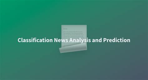 Classification News Analysis And Prediction A Hugging Face Space By Bayhaqy