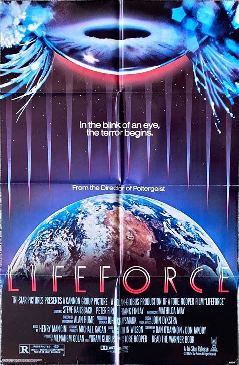 Lifeforce 1985 One Sheet Movie Poster Tobe Hooper Etsy