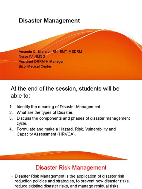 A Comprehensive Guide To Disaster Risk Management Understanding Key