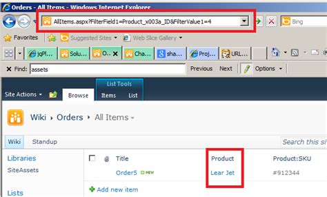 Filtering Listviews With Url Query String ~ Sharepointificate