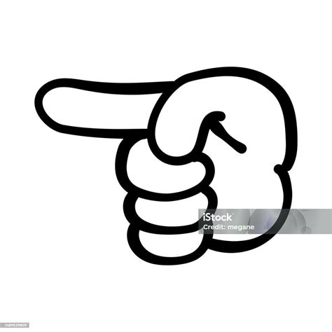 Pointing Hand Icon Stock Illustration Download Image Now Arrow