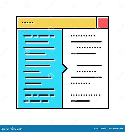 code testing color icon vector illustration stock vector illustration
