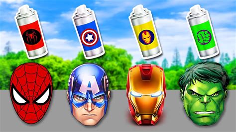 Wrong Superheroes Puzzleㅣ슈퍼히어로 그림자 맞추기 춤 댄스ㅣwrong Heads Top Superheroesㅣ아이언맨 헐크 스파이더맨 캡틴 변신