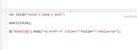 javascript couldn t append variable with single quote to anchor tag s