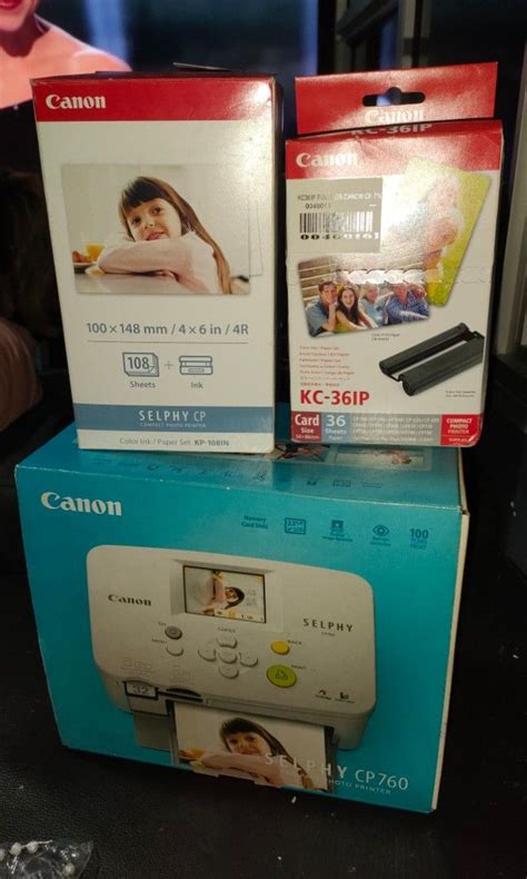 Canon Selphy Cp760 Full Set Computers And Tech Printers Scanners