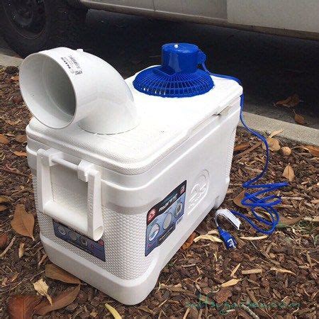 Diy Travel Air Conditioner With Ice Chest And Fan Diy Portable Air