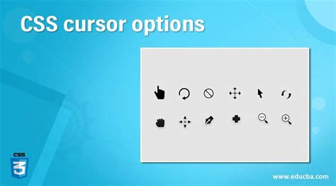 Css Cursor Options Learn The Examples Of Css Cursor Options
