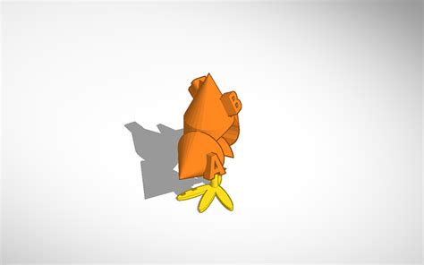 3d Design Chicken Foot Sculpture Tinkercad