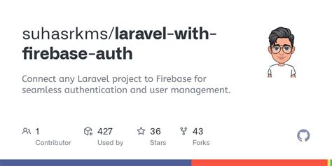 laravel firebase opensource developer milestone jobseeker suhas r