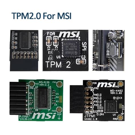 Msi Motherboard Tpm Tpm Module Motherboard Tpm Module Msi 44 Off
