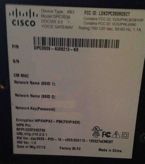 Dpc3939 Telephone On Xfinity Cisco Community