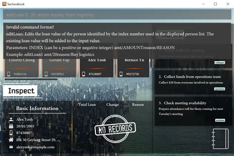 `editloan` Example Given In Error Message Is In The Wrong Format