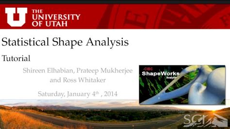 Pptx Statistical Shape Analysis Tutorial Dokumentips