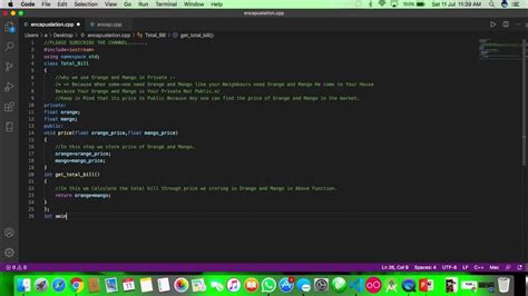 Encapsulation In C Encapsulation In Oops Encapsulation With Example C And Source Code