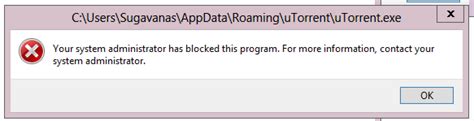 Your System Administrator Has Blocked This Program I Am The Admin Windows 7 Forums