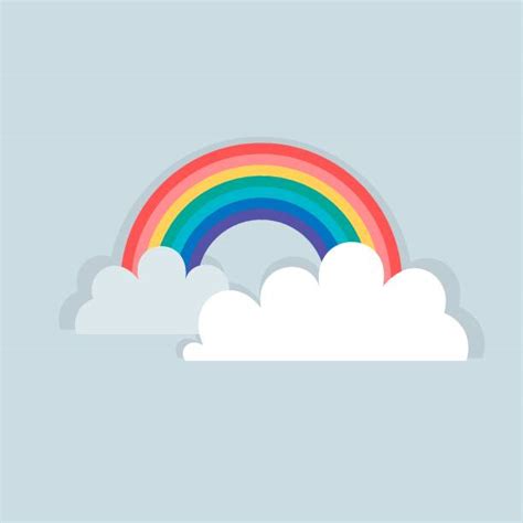 5200 Rainbow Clouds Clip Art Stock Illustrations Royalty Free Vector