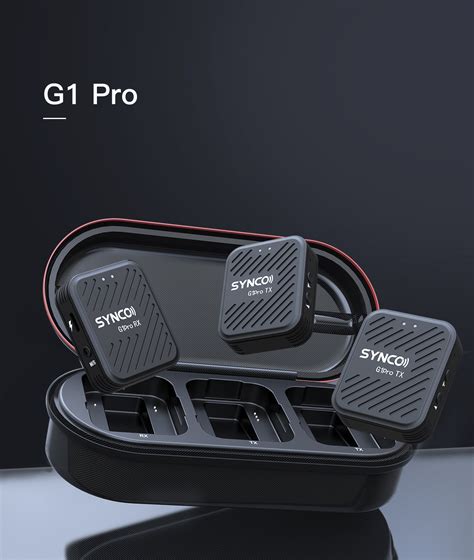 Wireless Tie Clip Microphone SYNCO G1 Pro | SYNCO