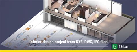 2d 3d Interior Design Projects From Dxf Dwg Ifc Files Biblus