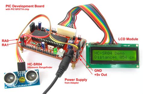 Interfacing Hc Sr04 Ultrasonic Rangefinder With Pic 16f877a