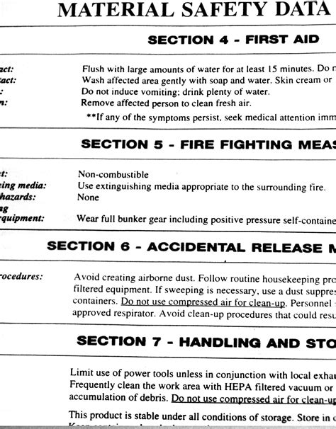 lab safety data sheet
