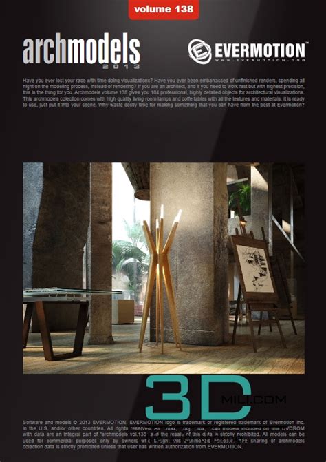 Evermotion Archmodels Vol 138 Lamps And Coffee Tables 3dmili 2025 Download 3d Model Free 3d