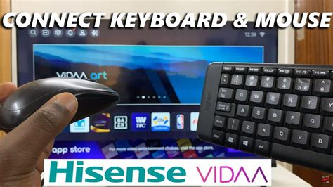 Hisense VIDAA Smart TV How To Connect Wireless Keyboard Mouse Connection Wireless Smart Tv