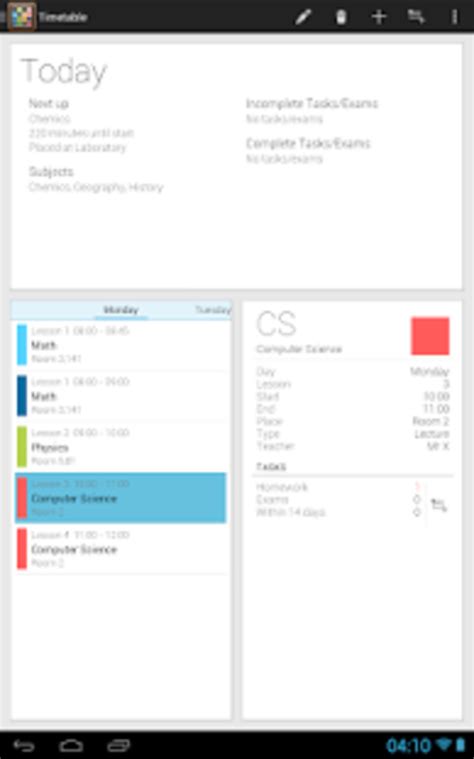 Timetable For Android Download