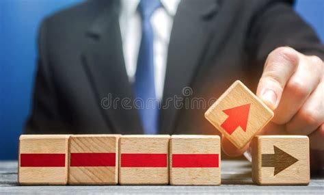 Businessman Makes Changes To The Business Process On An Alternative