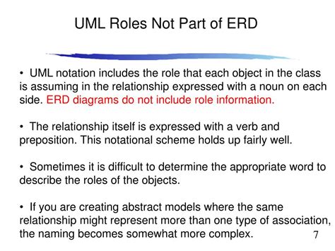 PPT Lecture UML Vs ERD PowerPoint Presentation Free Download ID