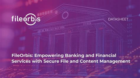 Fileorbis Datasheets Features Specs And Benefits Fileorbis