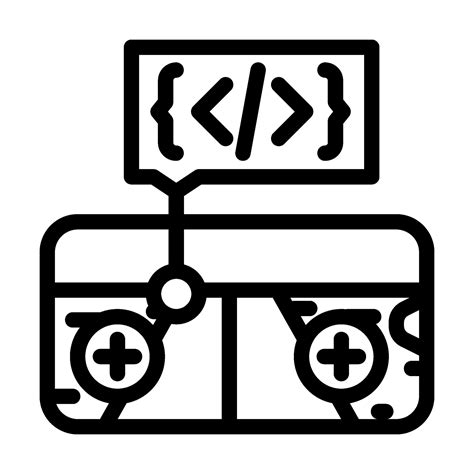 Mobile Game Development Line Icon Vector Illustration 32520961 Vector
