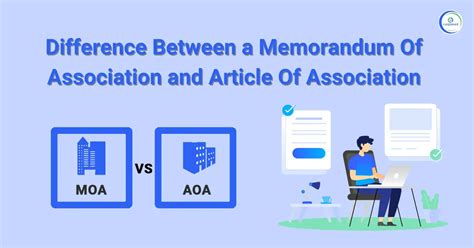 Difference Between Memorandum Of Association And Articles Of