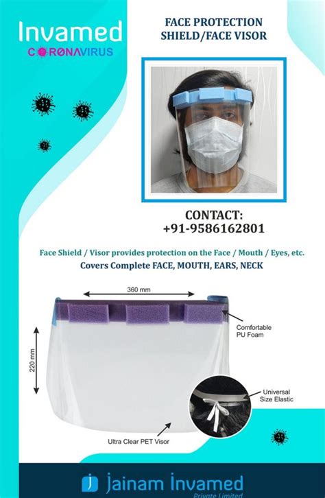 Face Shield Technical Data Sheet Face Protection Shield Face