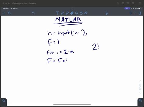 SOLVED MATLAB The Factorial Product Of All Positive Integers N Less Than Or Equal To