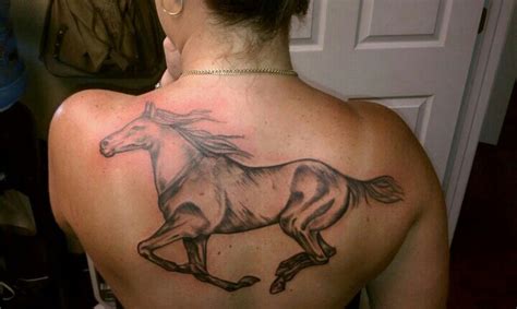 Back Galloping Horse Tattoocurrent Placement For Possible Ideas In