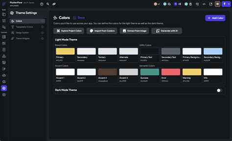 Guide Complet Des Theme Settings Dans Flutterflow Franco Muoio