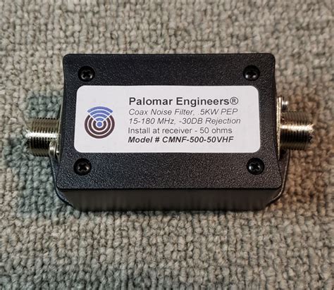 Coax Common Mode Noise Filter Store Palomar Engineers®