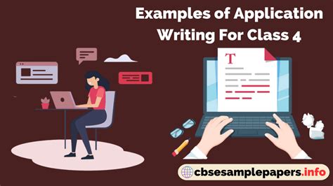 Application Writing For Class 4 Format Examples Topics Exercises