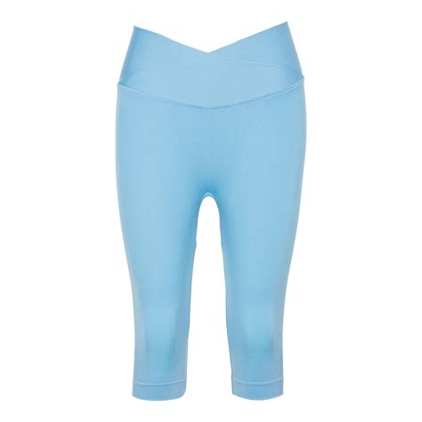 Wedolina Komfort Capri Leggings Leonie Hellblau