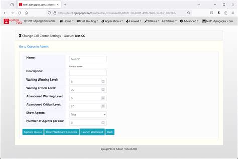 Call Centre Queues — Djangopbx 0 7 0 Documentation