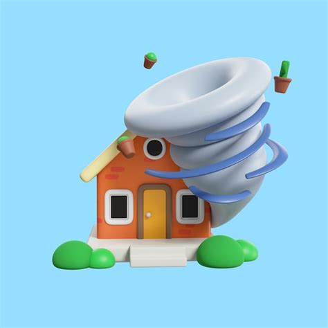 free psd three dimensional real estate icon mock up