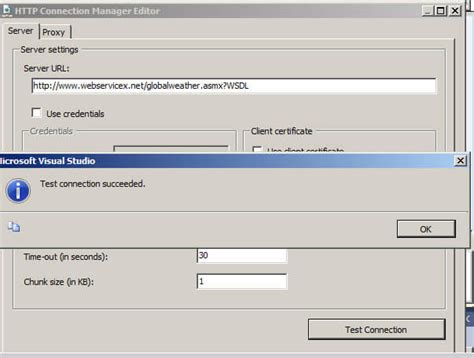 Example Using Web Services With SSIS