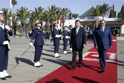 Crown Prince Moulay El Hassan Receives Chinese President In Casablanca